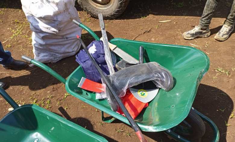 Kabare : le Pnkb remet des outils aratoires au village de Kabushwa - Le ...